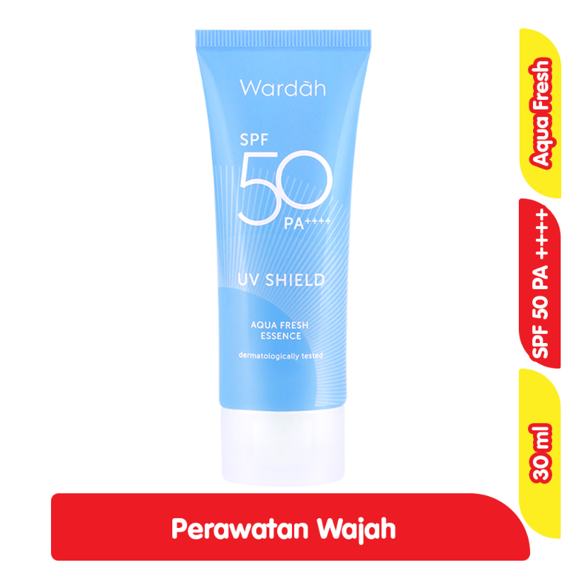 Jual Wardah UV Shield Sunscreen Aqua Fresh Essence SPF 50 PA++++ 30 ml ...