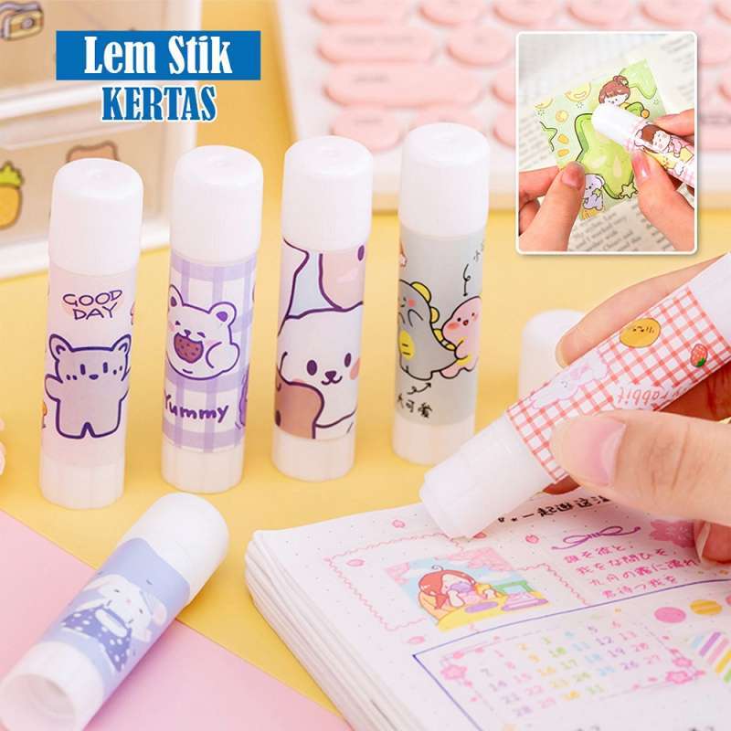 Promo Oem Rb-a88 Lem Glue Stick Karakter Lucu Lem Stik Batang Putar ...