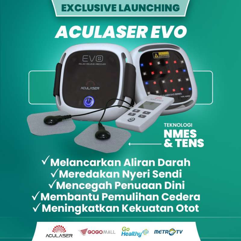 Promo Evolaser - Alat Terapi Laser Membantu Meredakan Nyeri Otot Tulang ...