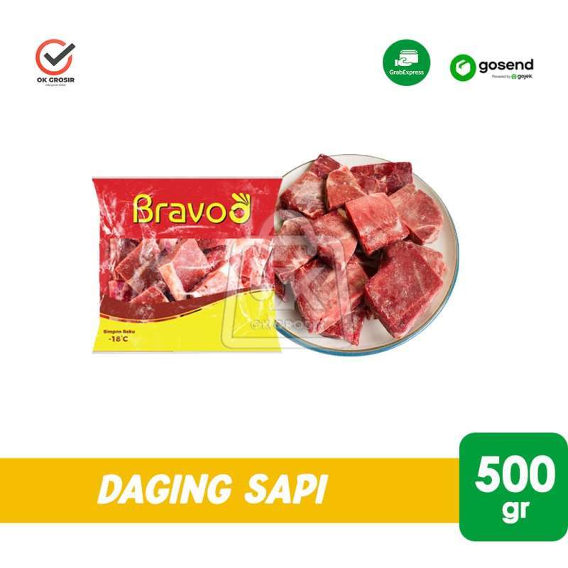 Promo Daging Rendang Sapi Beef Australia Bravoo (khusus Instant) - 500g ...