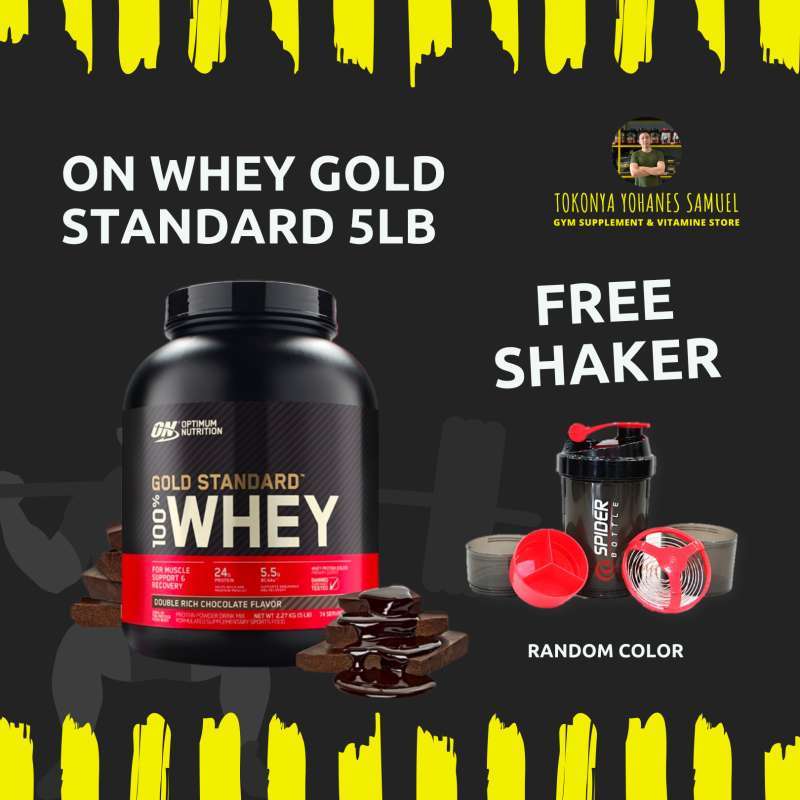 Jual On Whey Gold Standard 5 Lb Optimum Nutrition Wgs - Double Rich Chocolate Di Seller ...