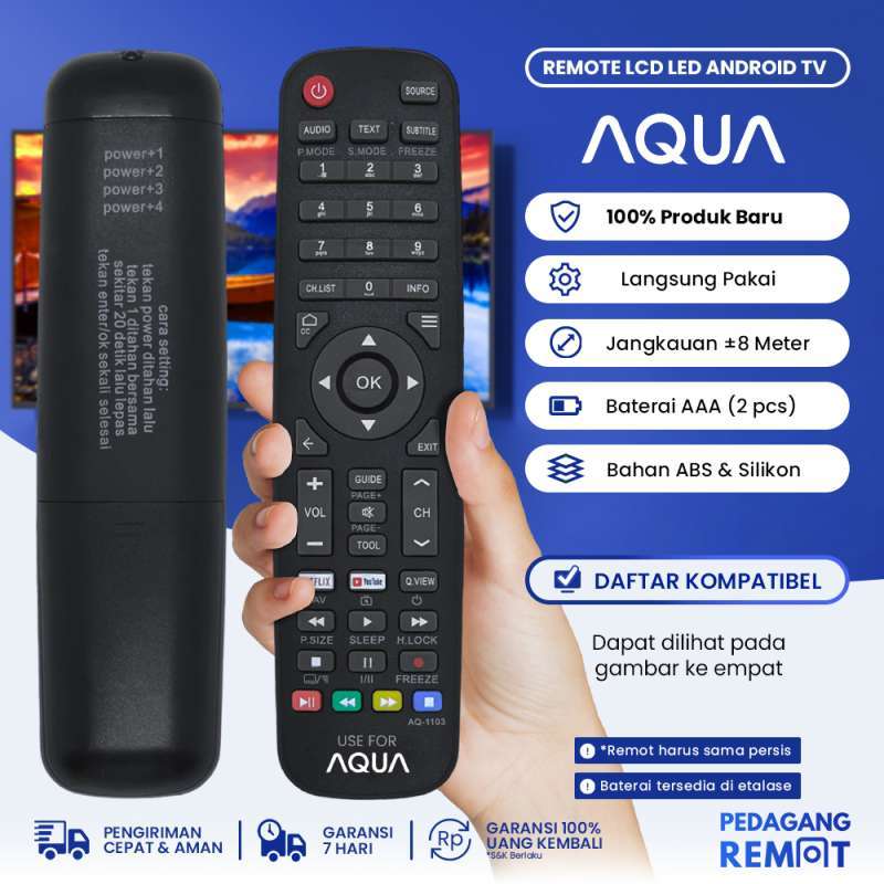 aqua tv remote