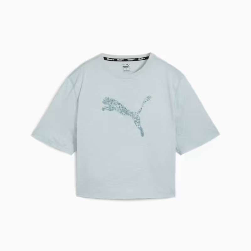 Promo Puma Women Training Womens Graphic Cropped Studio Tee [52511722 ...