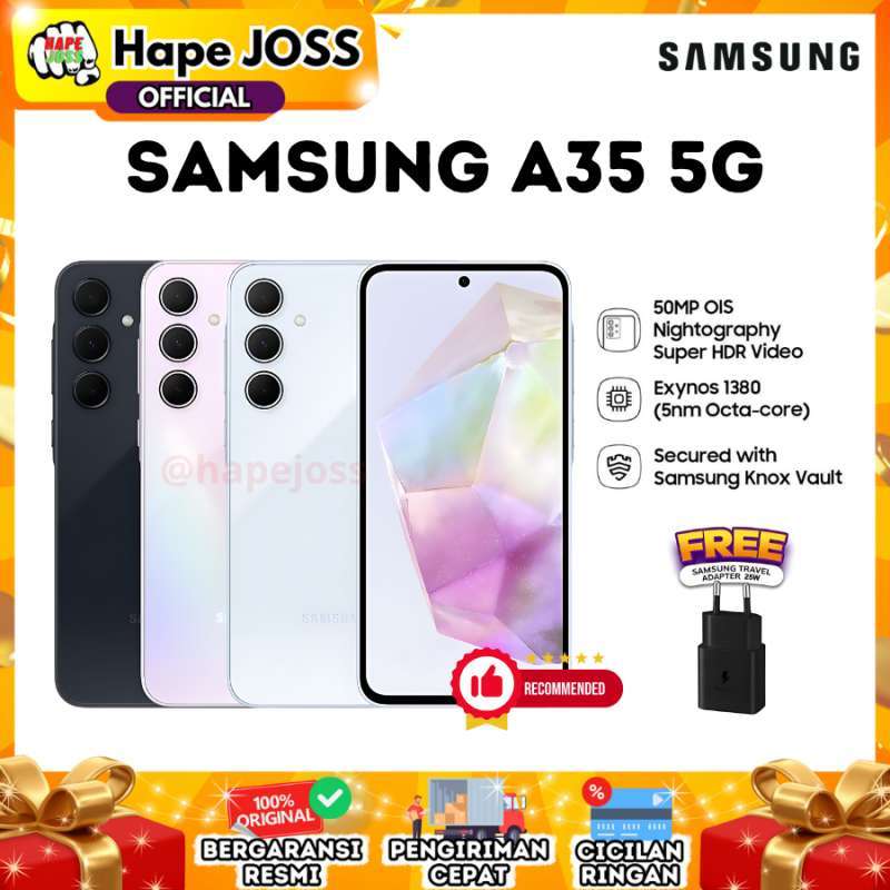Promo Samsung Galaxy A35 5g 8/256gb Nfc Diskon 3% Di Seller Hapejoss Official Store - Hapejoss ...