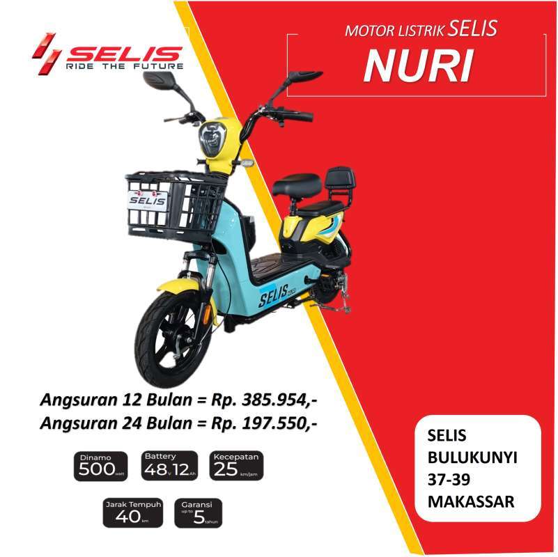 Jual Selis Nuri Sepeda Listrik Di Seller Selis E-motor Makassar ...
