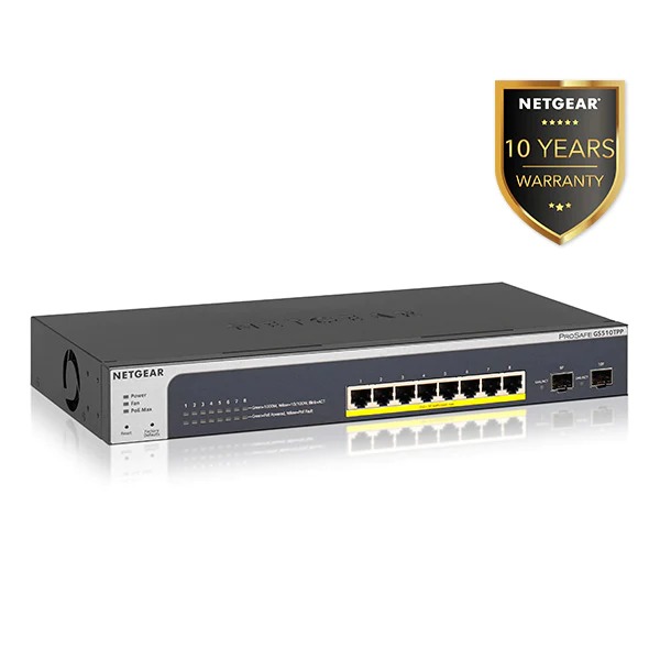 Jual Gs510tpp 8 Port Gigabit Ethernet High-power Poe+ Smart Switch With ...