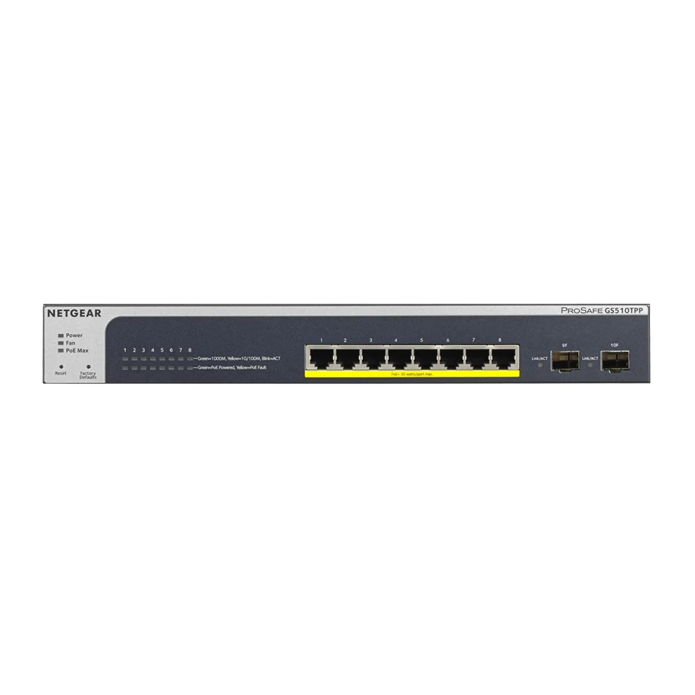 Jual Gs510tpp 8 Port Gigabit Ethernet High-power Poe+ Smart Switch With ...