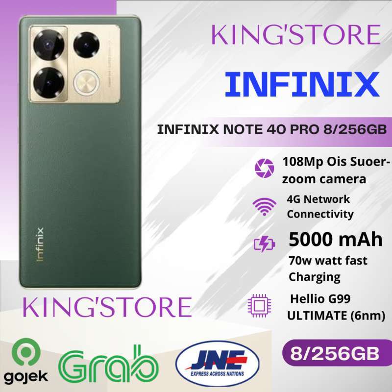 Jual Infinix Note 40 Pro 8/256gb Layar Curve Amoled Di Seller King's Store 24 - Baluse - Kota ...