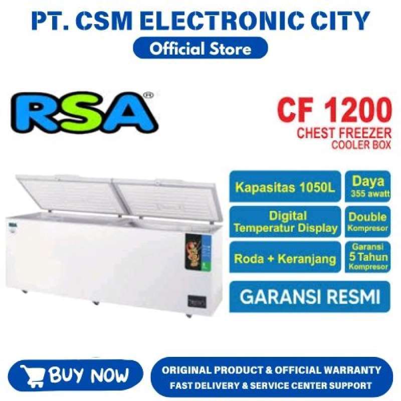 Jual Rsa Cf-1200h (1050 Liter) Chest Freezer Box [garansi Resmi] Di ...