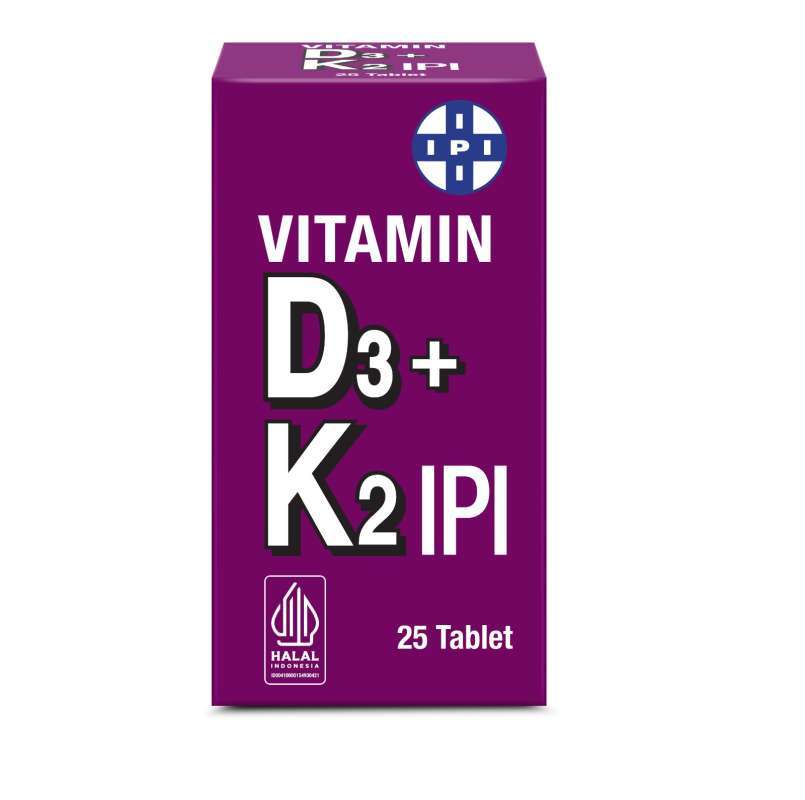 Promo Ipi Vitamin D3+k2 Tab 25s' Bt Diskon 16% Di Seller Tempo Health ...