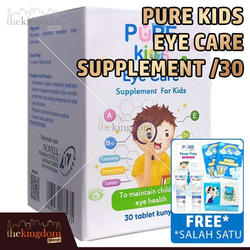 Jual Pure Kids Eye Care Supplement /30 Supplement Vitamin Mata Untuk ...