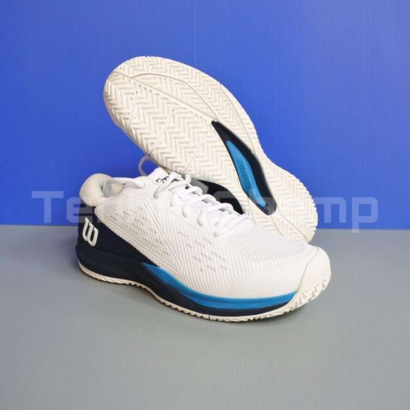 Jual Sepatu Tenis Wilson Rush Pro Ace White Blue/ Tennis Shoes Wilson ...