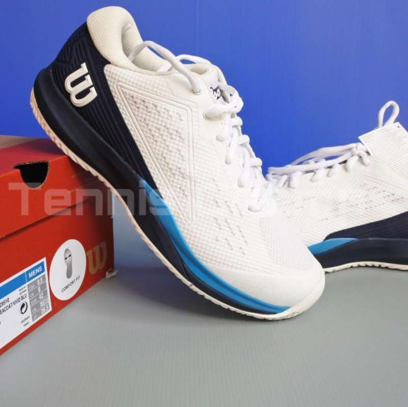 Jual Sepatu Tenis Wilson Rush Pro Ace White Blue/ Tennis Shoes Wilson ...