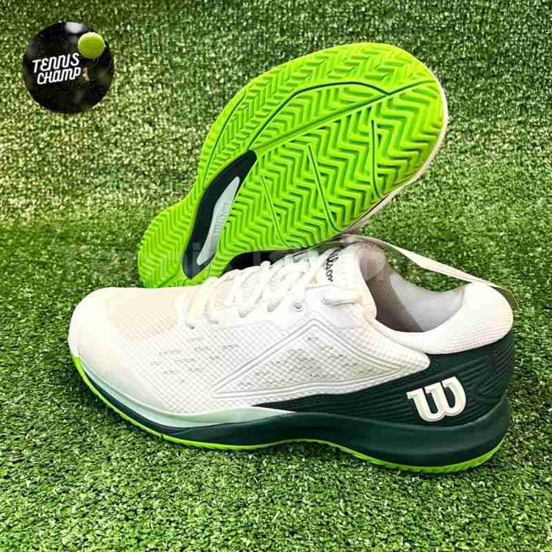 Jual Sepatu Tenis Wilson Rush Pro Ace White Ponderosa Green/tennis ...