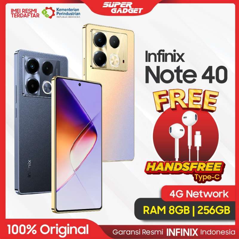 Jual Infinix Note 40 Tukar Tambah Spesifikasi Original, Murah & Diskon ...