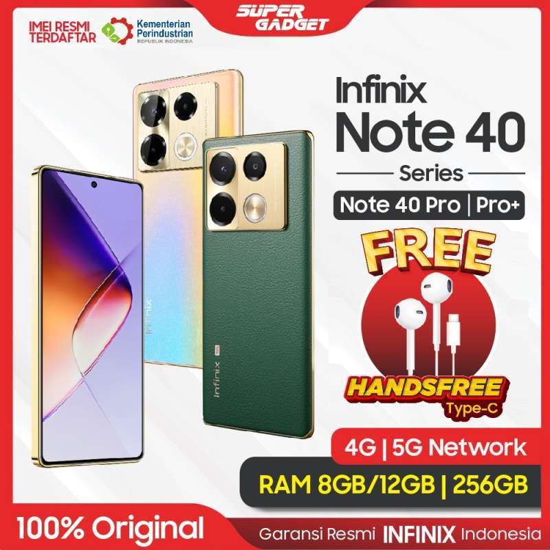 Jual Infinix Note 40 Pro Plus Pro+ 4g 5g 8/256 12/256 Ram 8gb 12gb Rom ...