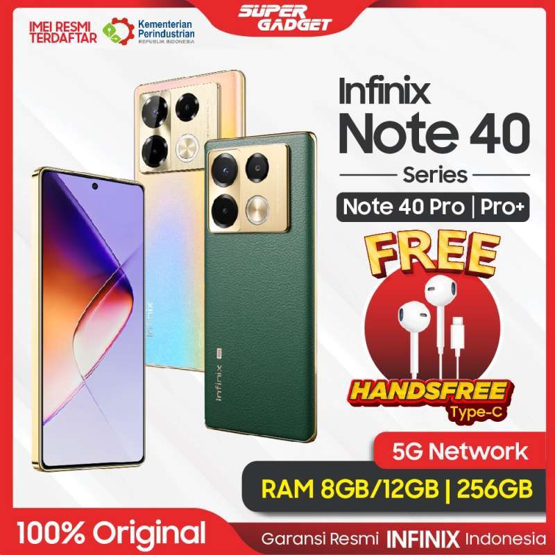 Jual Infinix Note 40 Pro Plus Pro+ 5g 8/256 12/256 Ram 8gb 12gb Rom 256 Gb Smartphone Android ...