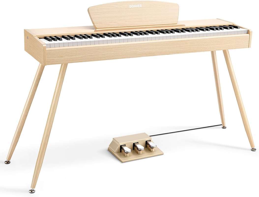 Promo Donner Ddp - 80 Digital Piano 88 Key Wooden - Natural Wood Diskon ...