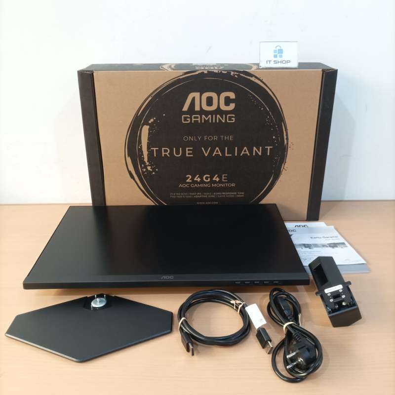 Jual Aoc 24g4e Fast Ips Fhd 0.5ms Adaptivesync Gaming Monitor 23.8 Inch ...