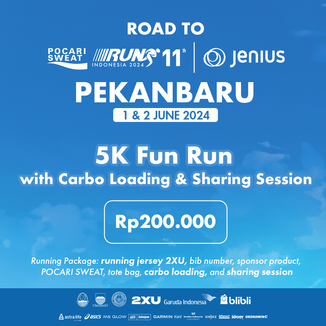 Jual Road To Pocari Sweat Run 2024 - Pekanbaru - Size S Carbo Loading ...