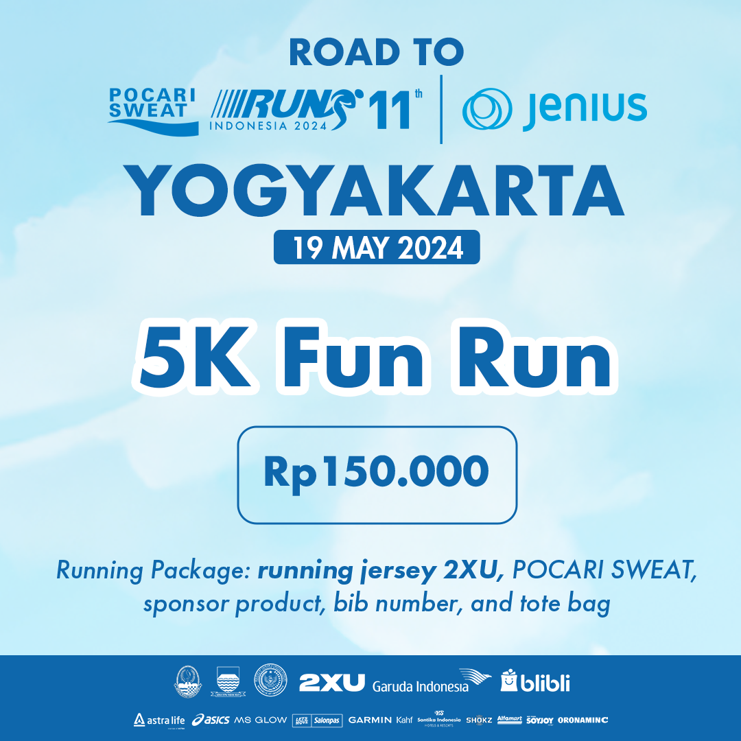Jual Road To Pocari Sweat Run 2024 - Yogyakarta Di Seller Road To ...