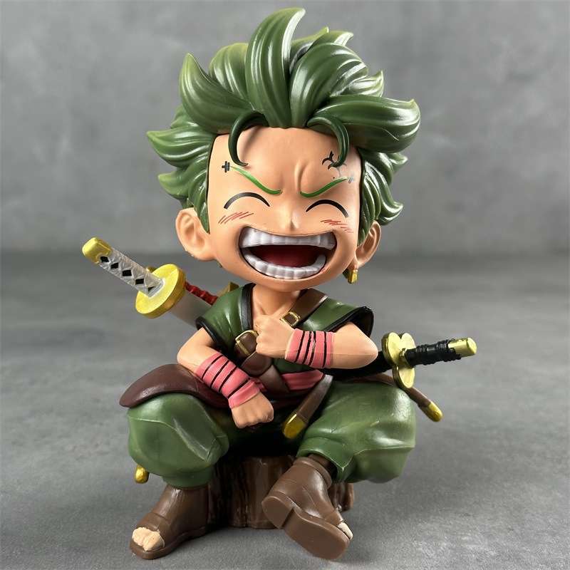 Jual Luffy Zoro Sitting Laughing With Box 15 Cm Action Figure Pvc Di ...