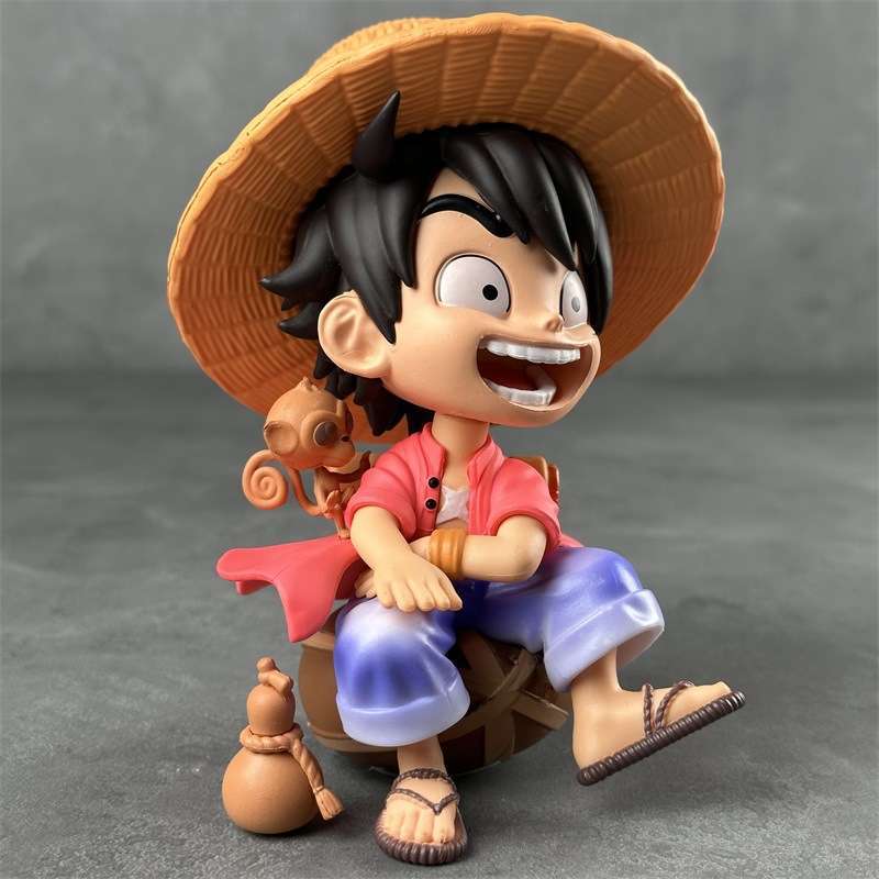 Jual Luffy Zoro Sitting Laughing With Box 15 Cm Action Figure Pvc Di ...