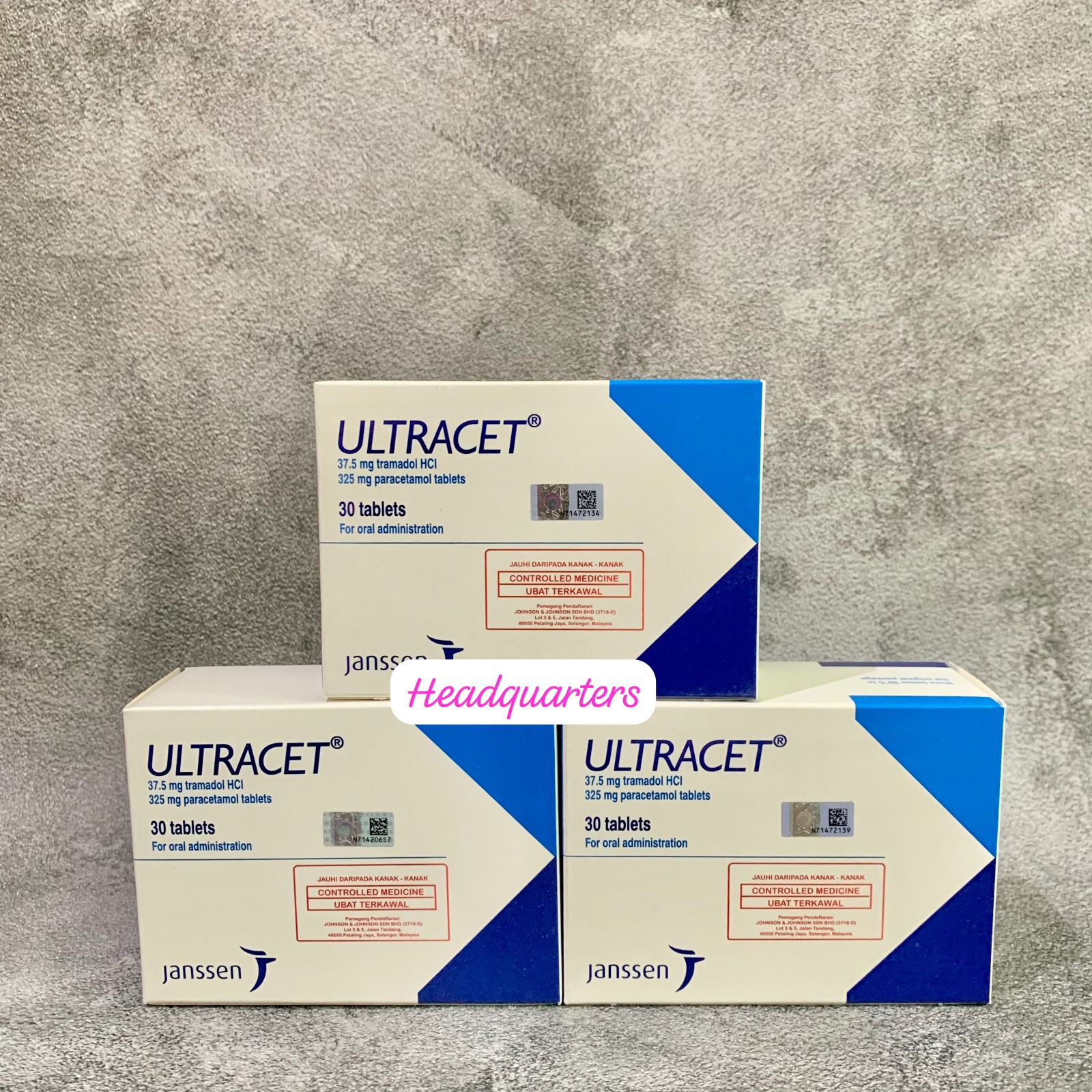 Jual Ultracet Isi 30 Capsules Di Seller Health Headquarters - Gunung ...