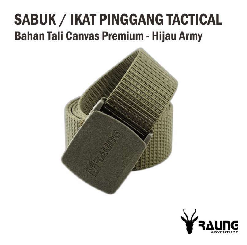 Promo Raung Adventure - Sabuk / Ikat Pinggang / Gesper Tactical Lapangan - Anti Xray Metal ...