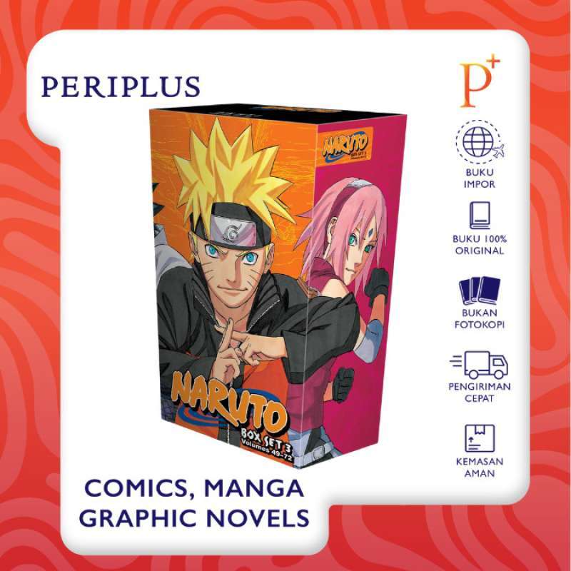 Promo Naruto Box Set 3: Vol 49-72 - 9781421583341 Diskon 5% Di Seller Periplus Official ...