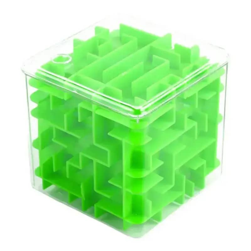 Jual 3d Maze Cube Puzzle Speed Ball Labyrinth Puzzle - Hijau Di Seller ...