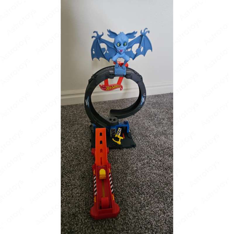 Jual Track Set Hot Wheels City Bat Loop Attack With Adjustable Loop ...