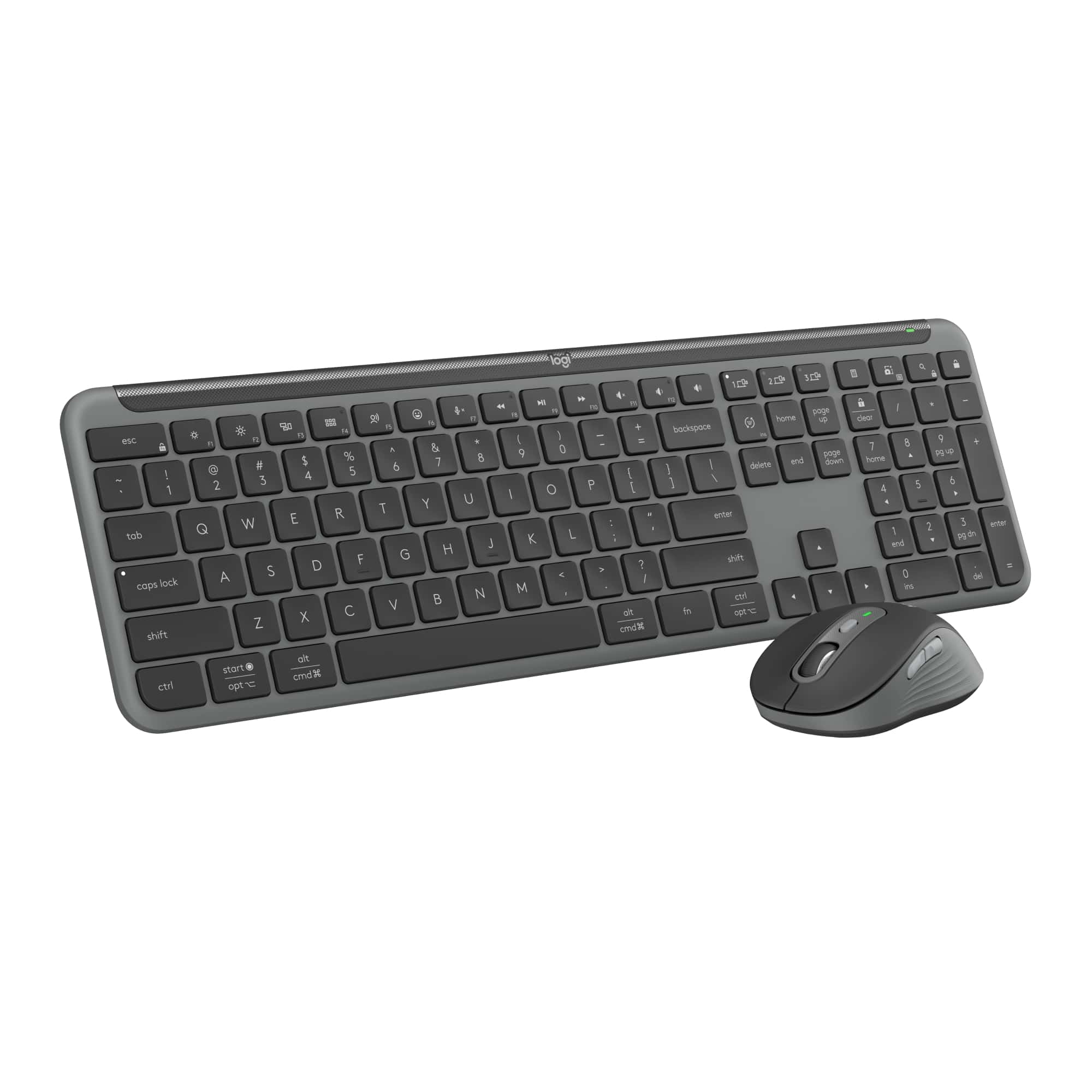 Promo Logitech Mk950 Combo Keyboard Dan Mouse Wireless Silent Click ...