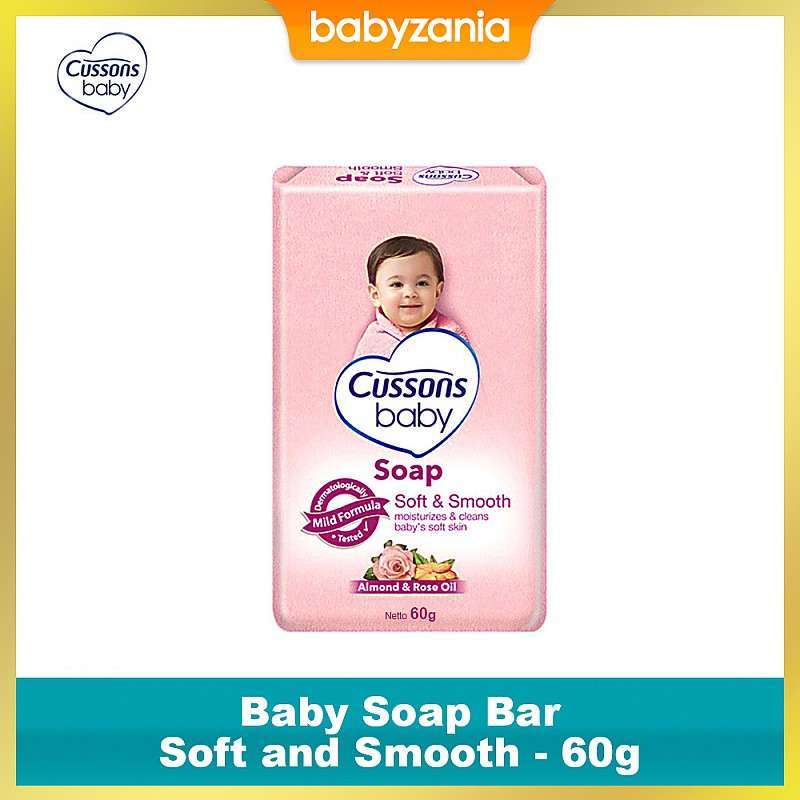 Promo Cussons Soft And Smooth Baby Bar Soap [60 G] Diskon 9% Di Seller ...