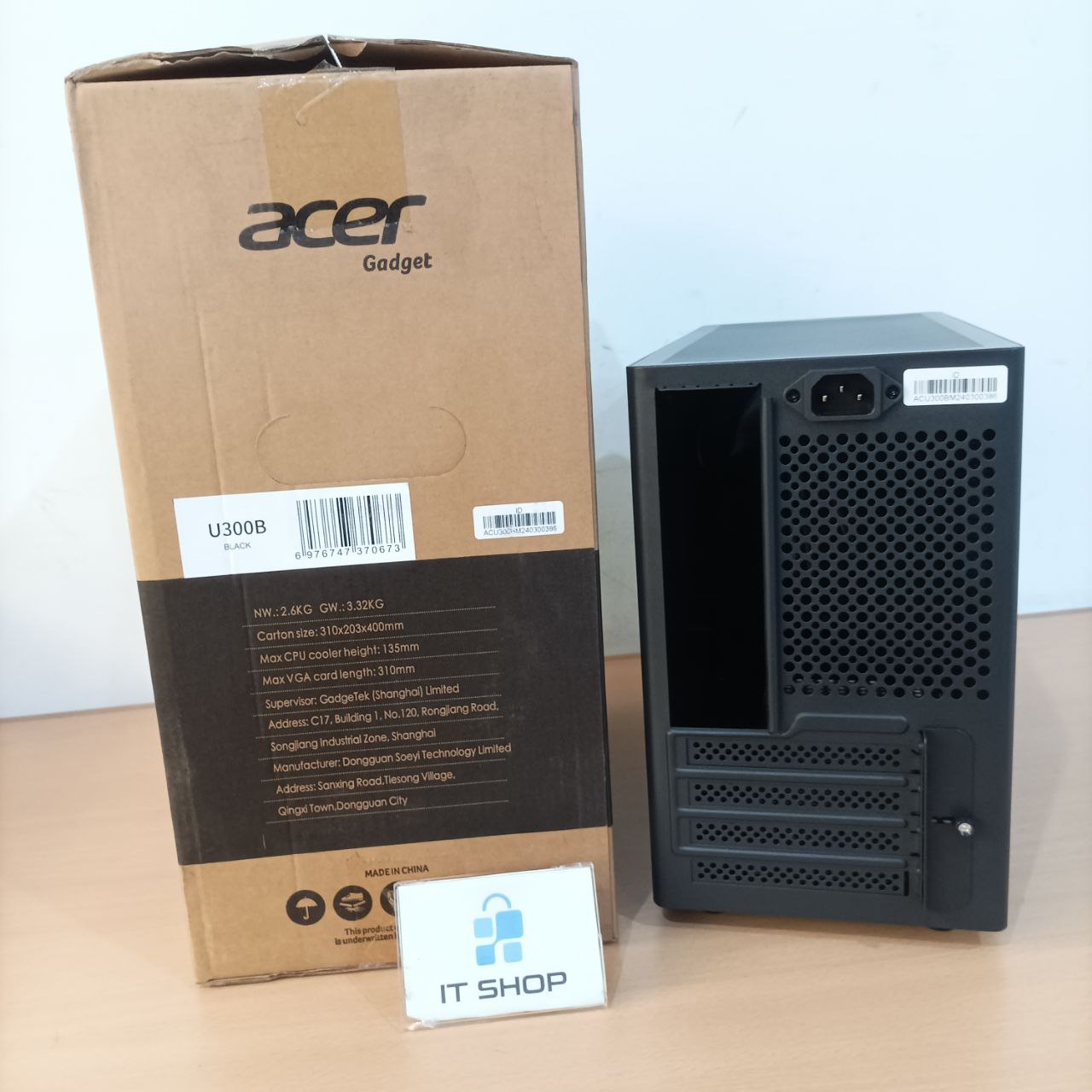 Jual Acer Casing Pc Gaming U300 - Black Di Seller It Shop Official ...