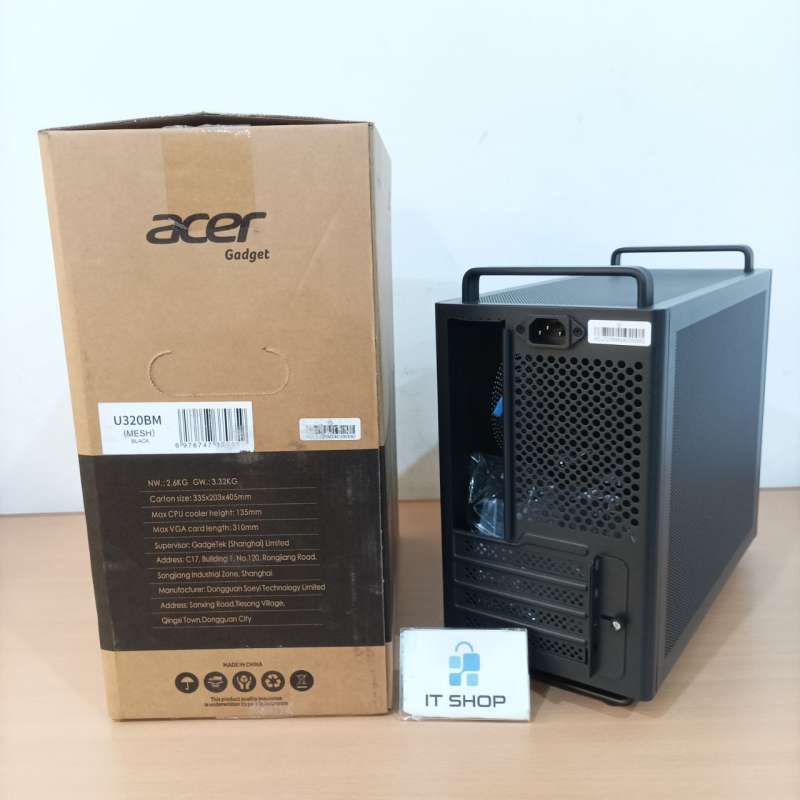 Jual Acer Casing Pc Gaming U320 - Black Di Seller It Shop Official ...