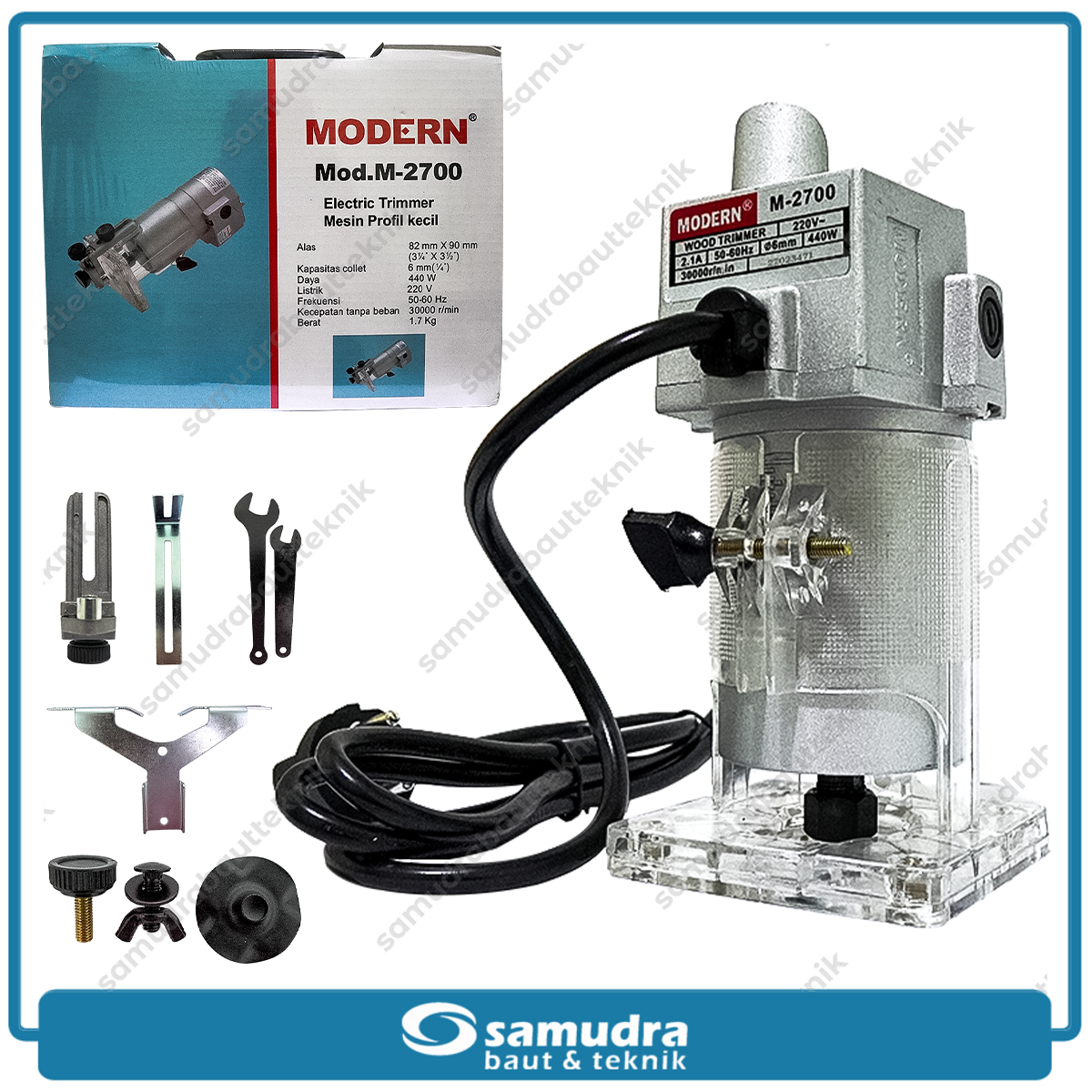 Jual Modern M-2700 Mesin Profil Kayu Router Trimmer Di Seller Samudra ...