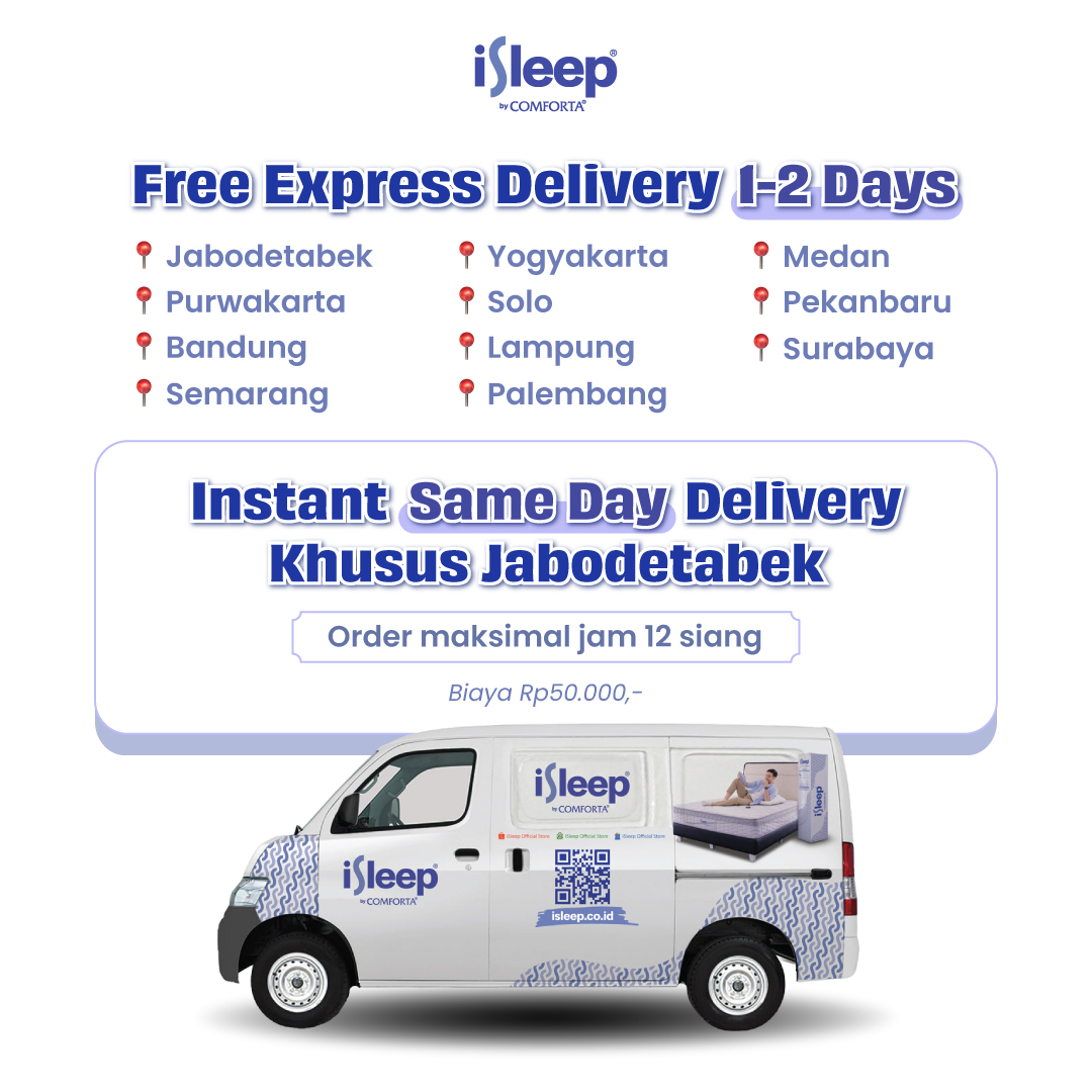 Promo Isleep Bounce By Comforta (bonnel) - Vacuumed Mattress Free Bantal (mattress Only) - 100 X ...