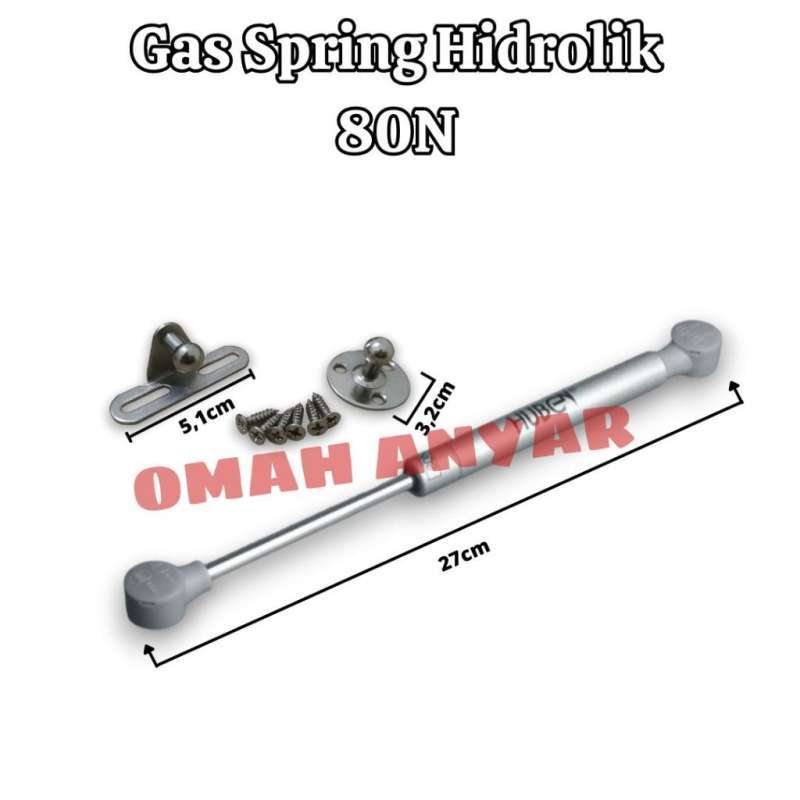 Jual 2 Pcs Gas Spring Huben Untuk Kitchen Set Berat 60n 80n 100n 150n ...