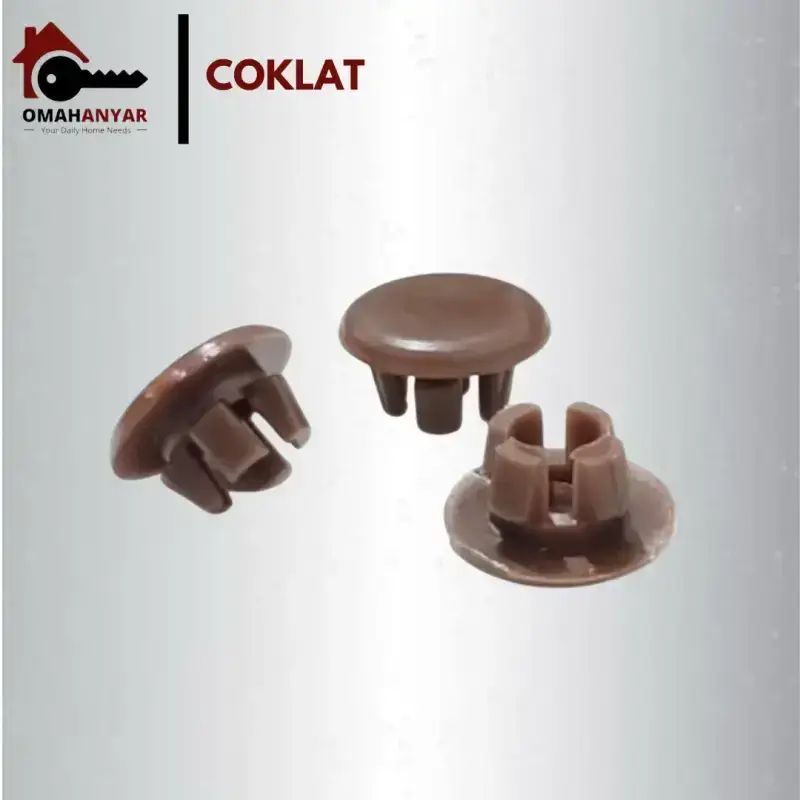 Jual 1 Bungkus Hole Cap Plug Tutup Skrup Sekrup Plastik Lubang Pintu ...