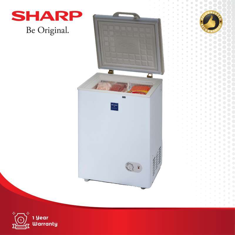 Promo Sharp Frv127 Chest Freezer 127 L Freezer Box Diskon 52% Di Seller ...