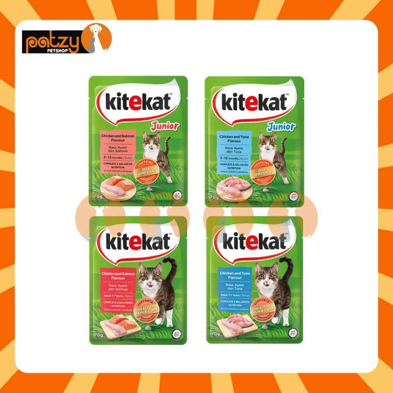 Jual Kitekat Pouch 70 Gr Junior Adult (makanan Basah) Di Seller Patzy ...