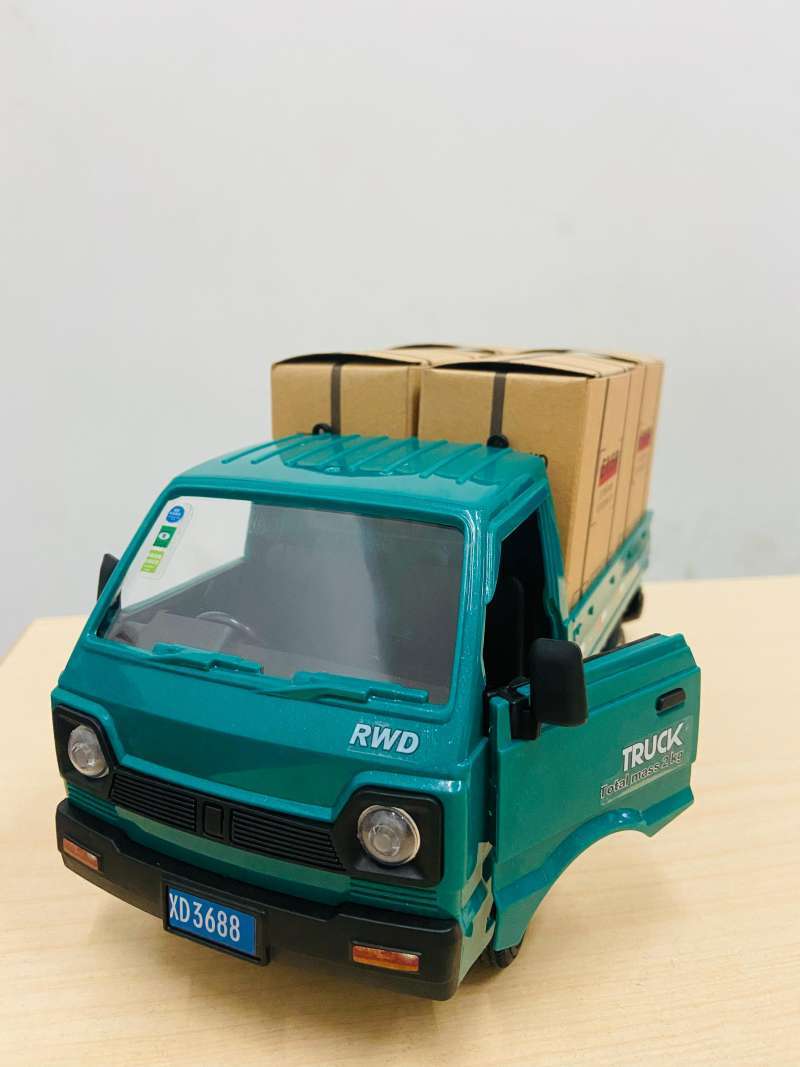 Jual Mainan Rc Mobil Remote Control Pick Up Cargotruck Box Carry 1:16 ...