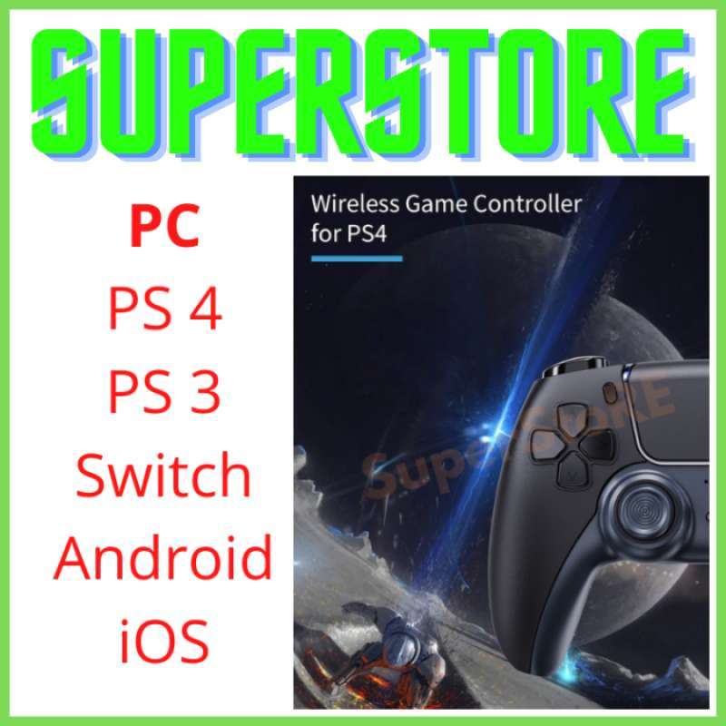 Jual Stik Stick For Ps4 Ps3 Nintendo Switch Ios Android Wireless Controller - Hitam Di Seller ...