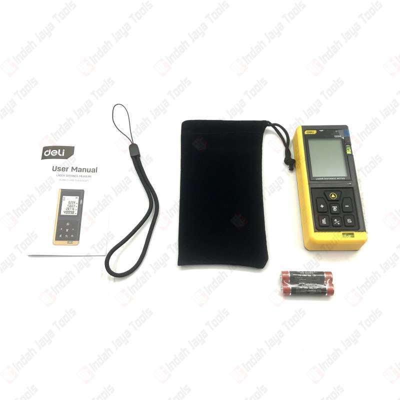 Jual Deli Dl4171 Meteran Laser Digital 120 M - Distance Measure 120m ...