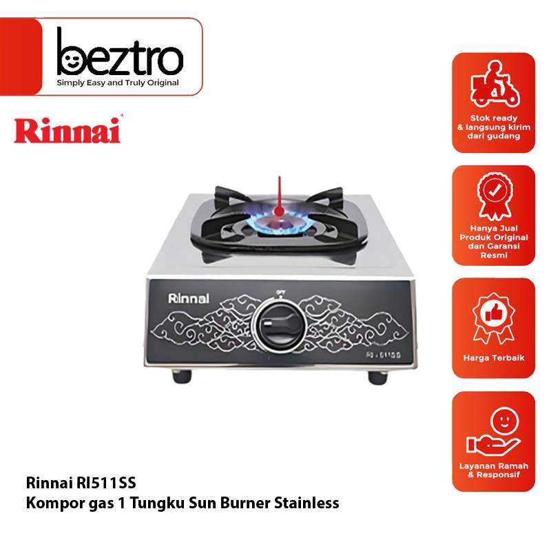 Kompor Rinnai Sun Burner Garansi Resmi Indonesia 🔥 Harga April 2026
