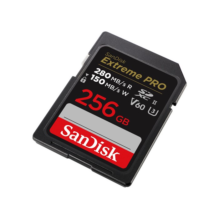 Promo Sandisk Extreme Pro Sdcard 256gb Sdxc Uhs-ii Card V60, 280mb/s R ...