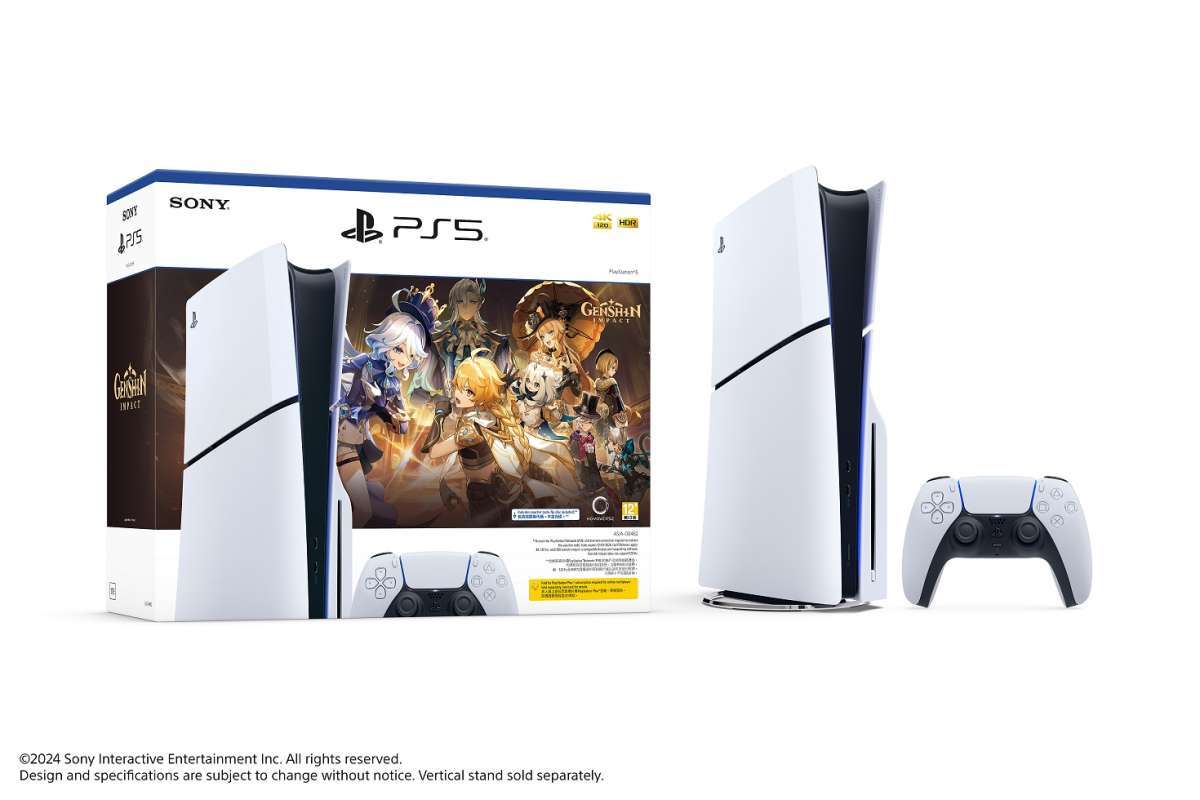 Promo Playstation 5 Slim Console [disc Edition] Genshin Impact Bundle ...