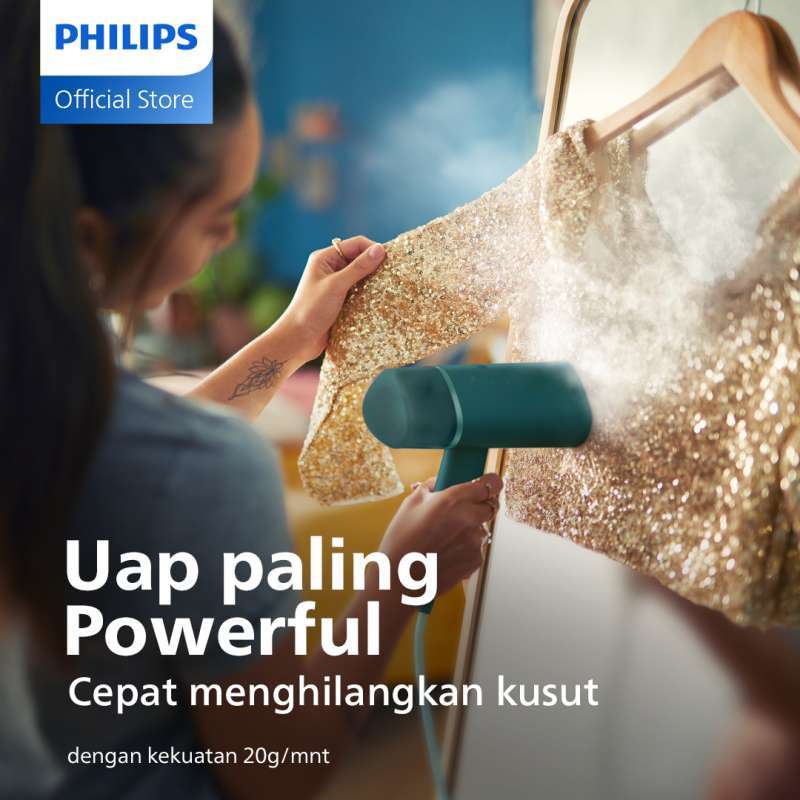 Promo Philips Handheld Steamer Sth3020/70 Hijau - Setrika Uap Optimal ...