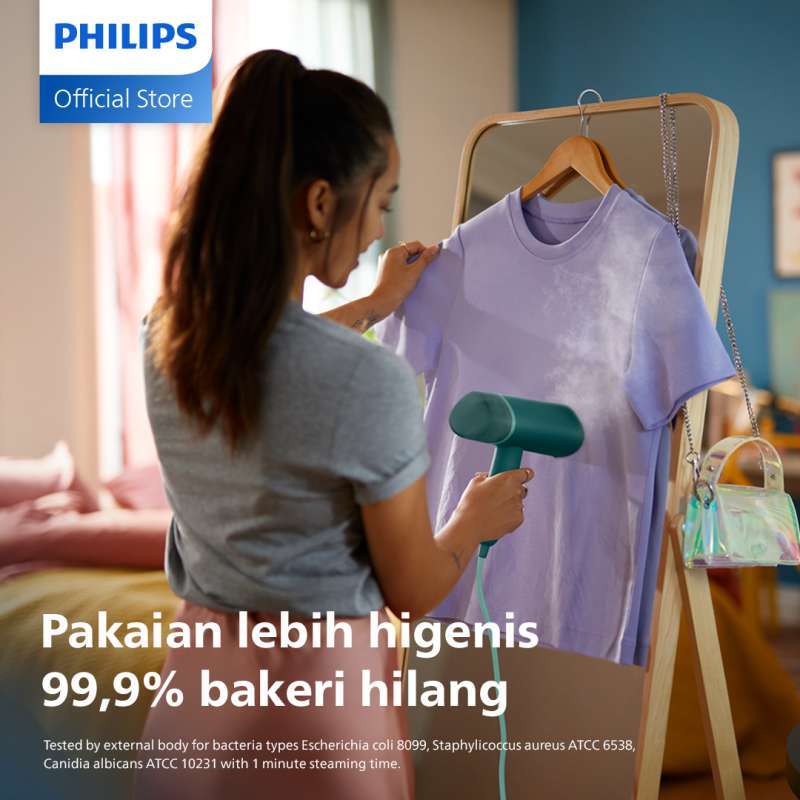 Promo Philips Handheld Steamer Sth3020/70 Hijau - Setrika Uap Optimal ...